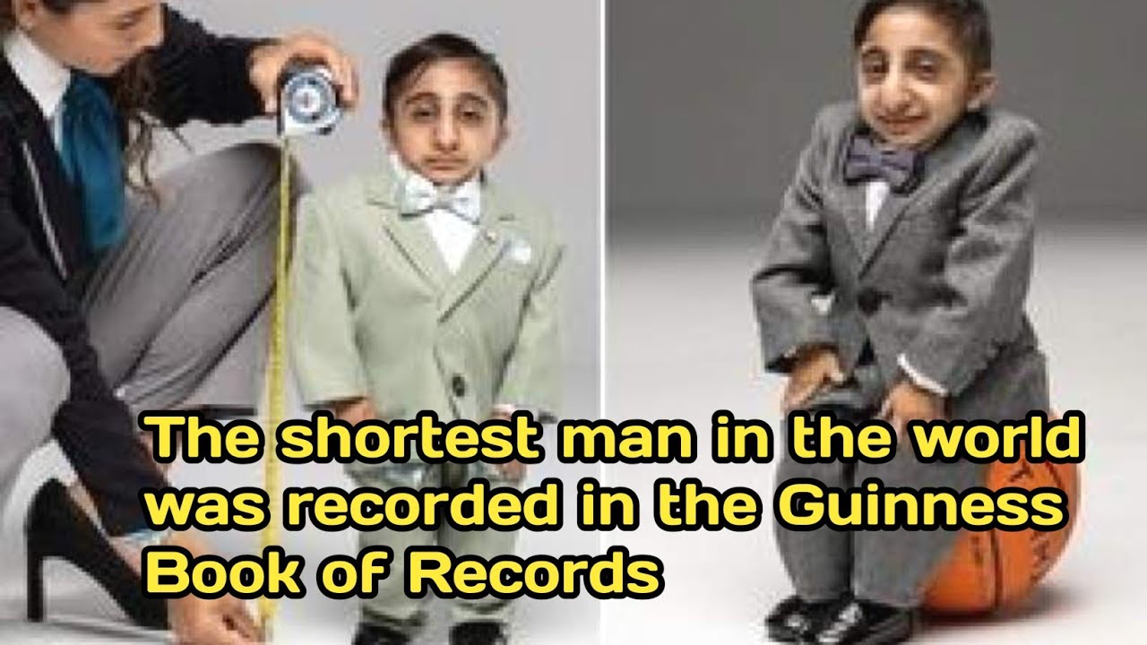The shortest man in the world was recorded in the Guinness Book of ...