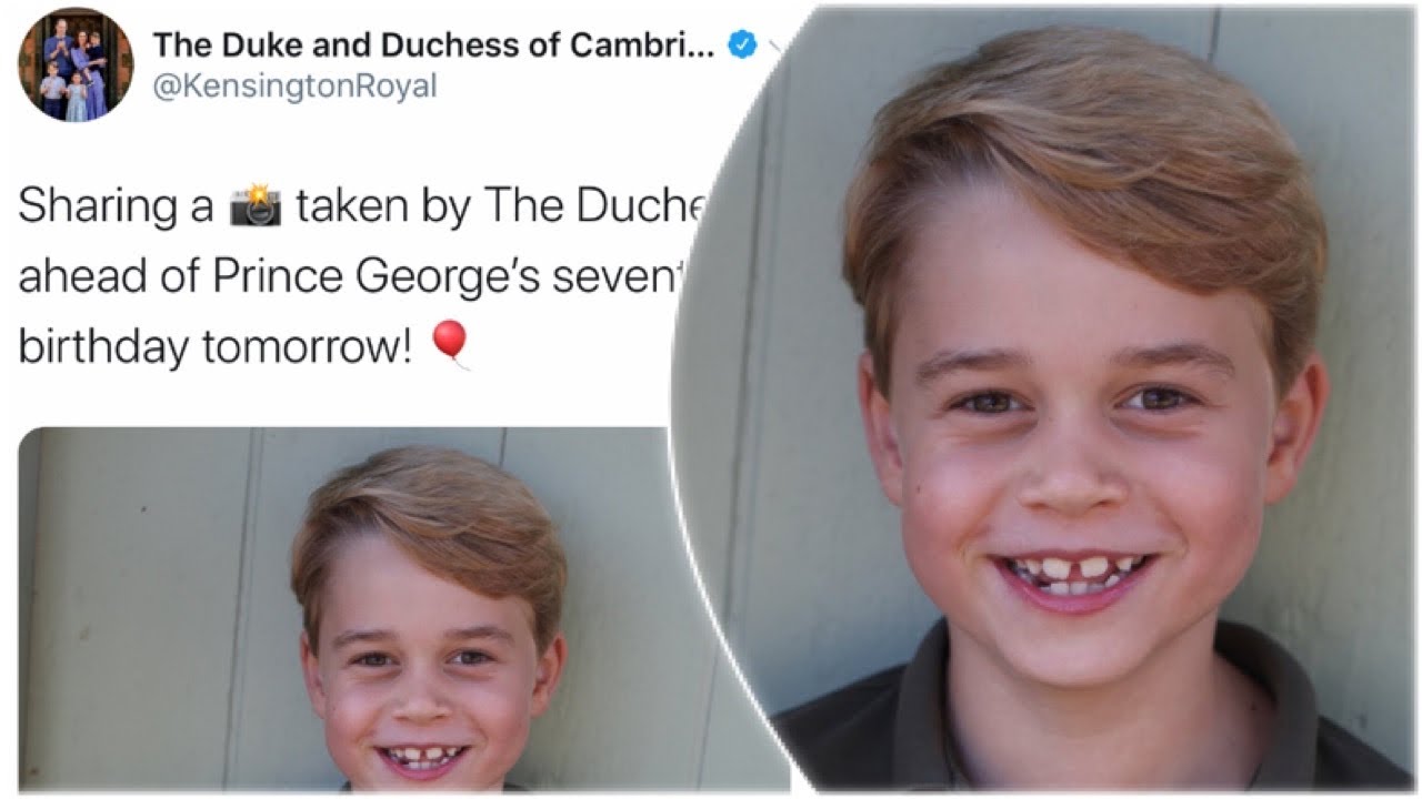 Kensington Palace SHARE NEW Prince George Photo Ahead Of 7th Birthday ...