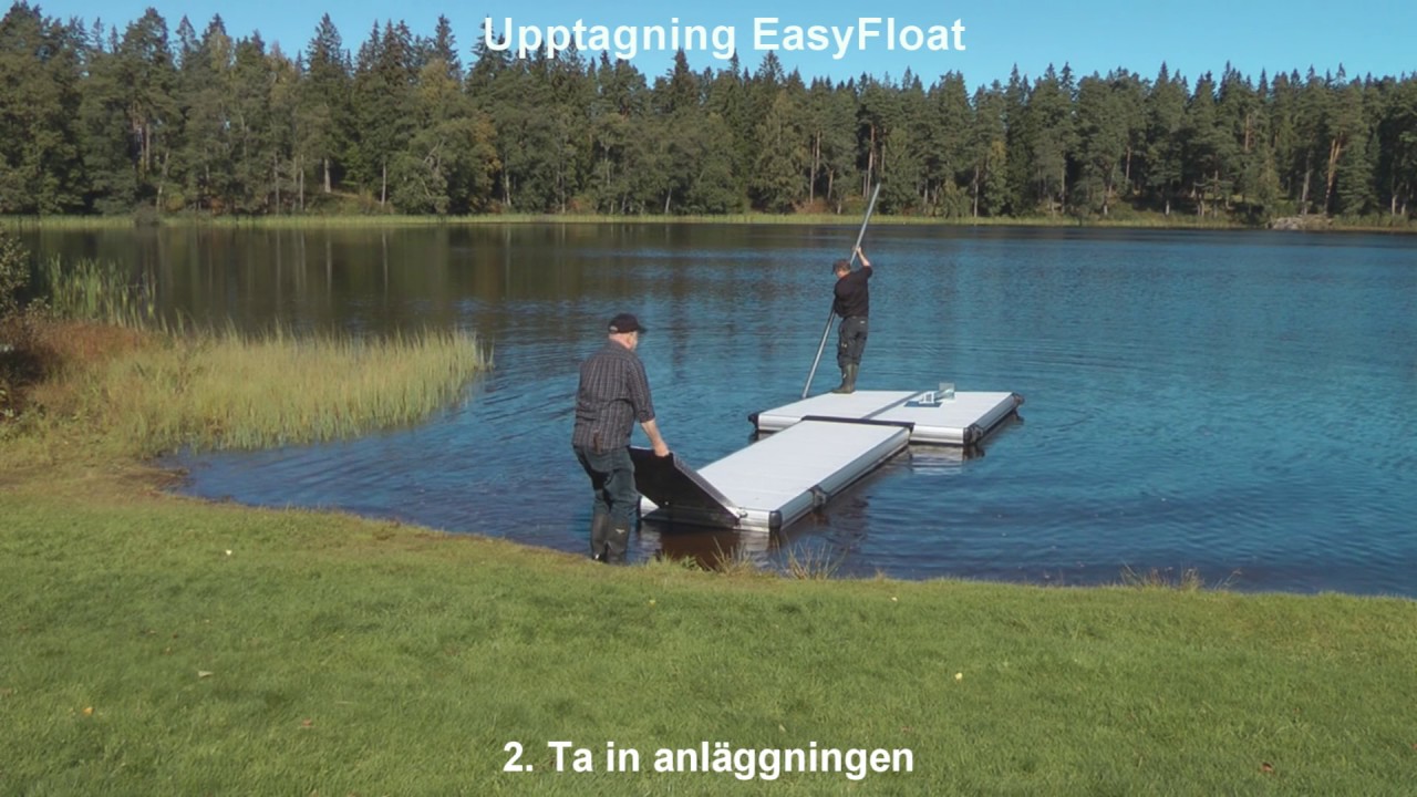 EasyFloat® - Så tar du upp en flytbrygga inför vintern (steg-för-steg-guide) - YouTube