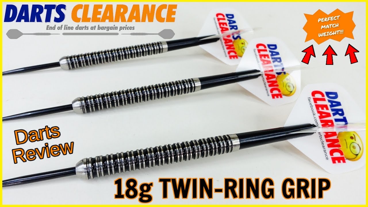Darts Clearance 18g TWIN RING GRIP Darts Review - YouTube