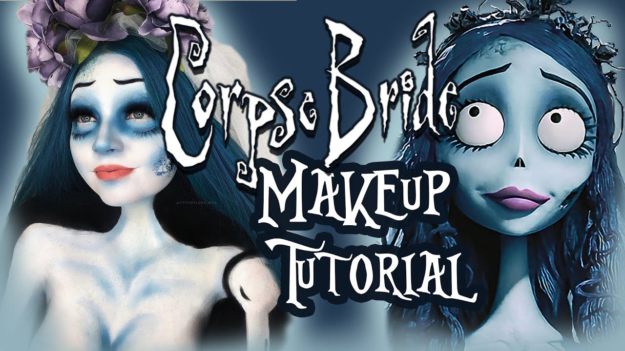 Glam SFX Corpse Bride Makeup Tutorial - DIY Halloween Costume (Tim ...