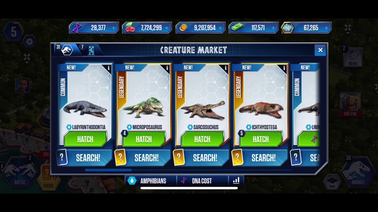 Max Level Limnoscelis - Jurassic World The Game - YouTube