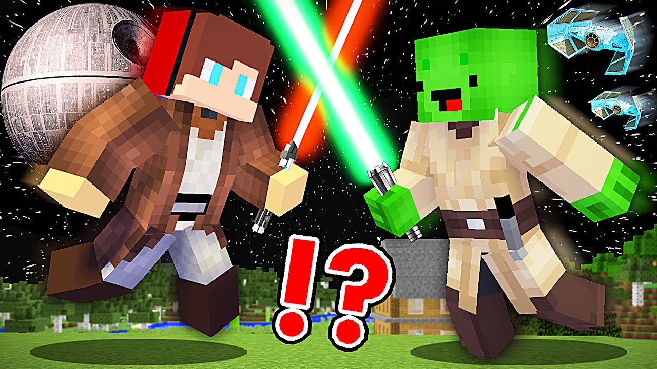 JJ and Mikey Became STARWARS in Minecraft - Maizen Nico Cash Smirky Cloudy - YouTube