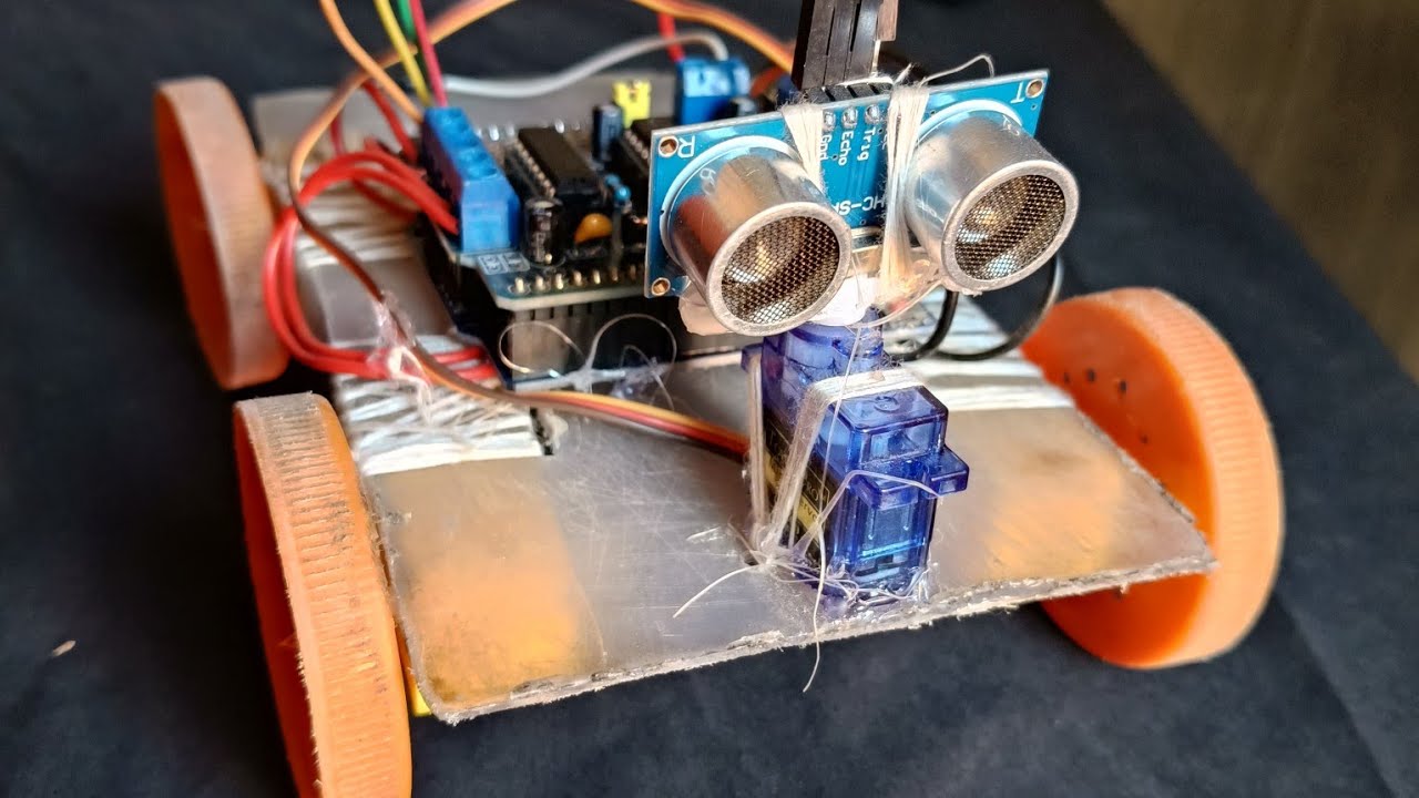 Obstacles Ditect Robot Car Bhojpuri Arduinoproject Rdxdj Computer Arduino Facts