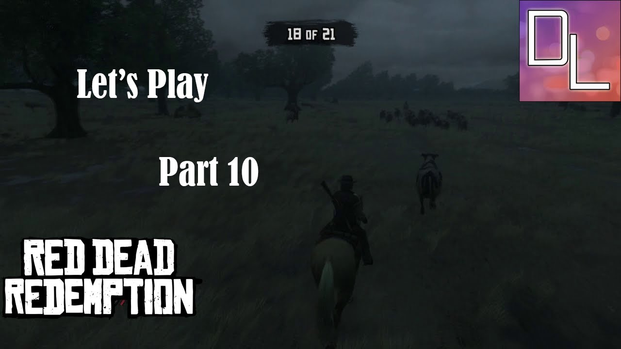 Red Dead Redemption Part 10 - Cow Herding - YouTube