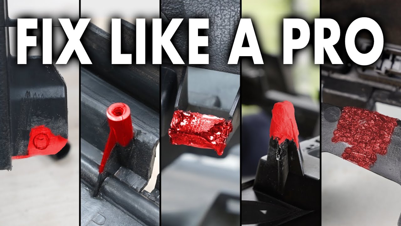 How to fix any broken plastic - YouTube