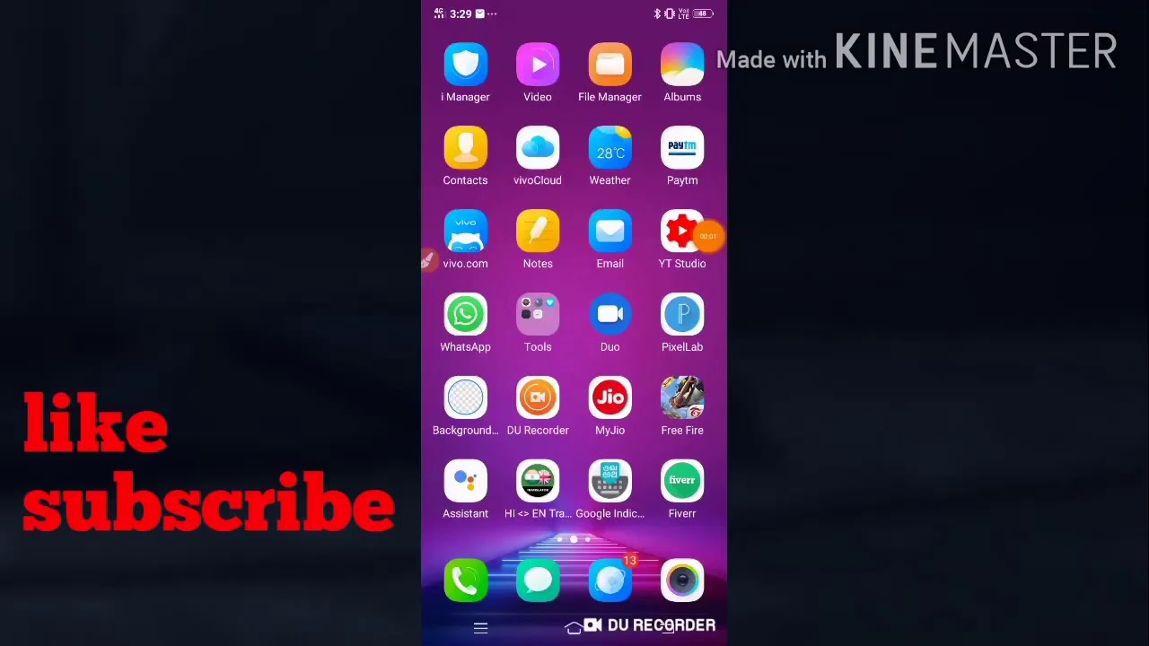 Best vivo saide effect/ Home screen|| - YouTube