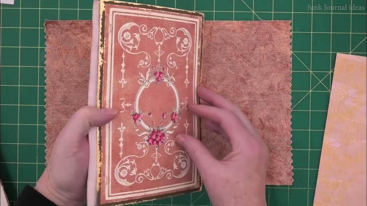 Fabric Journal Cover Tutorial with 5 signatures (part 3) - YouTube