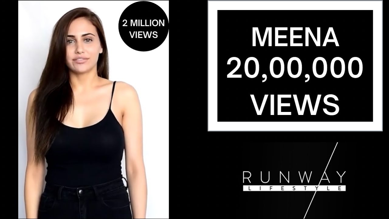 Meena Intro | Runway Lifestyle | Model and Actress | 2021 | - YouTube