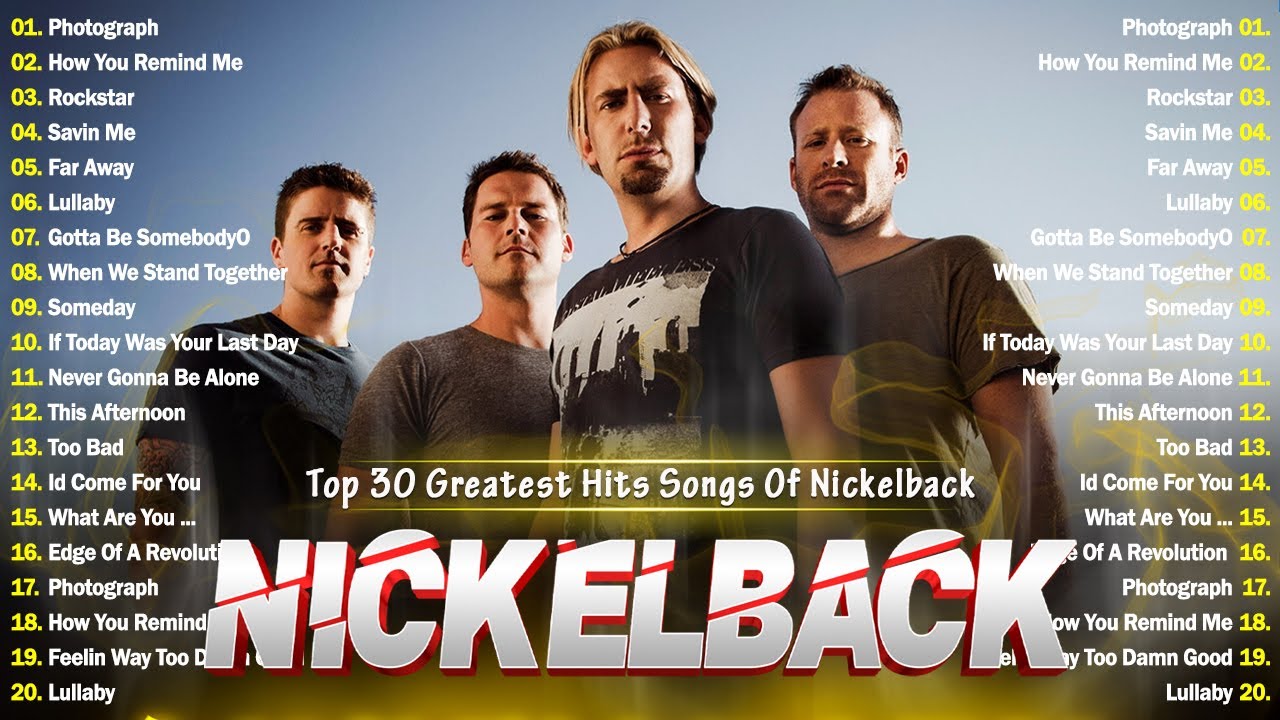 Nickelback Greatest Hits Full Album 💥 Best Rock Songs Playlist Ever 💥 ...