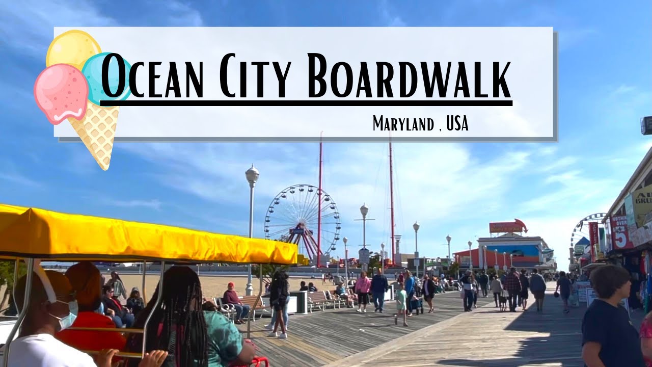 Scenes from Ocean City Boardwalk MD - YouTube