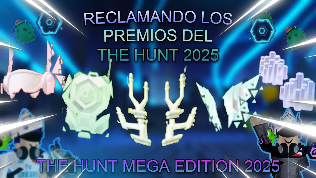 RECLAMANDO LOS 5 PREMIOS DEL THE HUNT MEGA EDITION ROBLOX + 3 CODIGOS ...