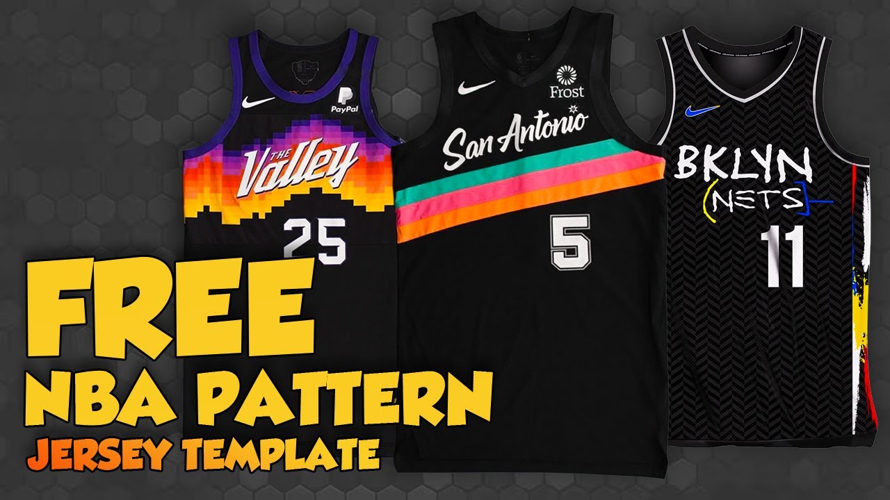 FREE EDITABLE JERSEY PATTERN DESIGN - PSD File (NBA Jersey Design ...
