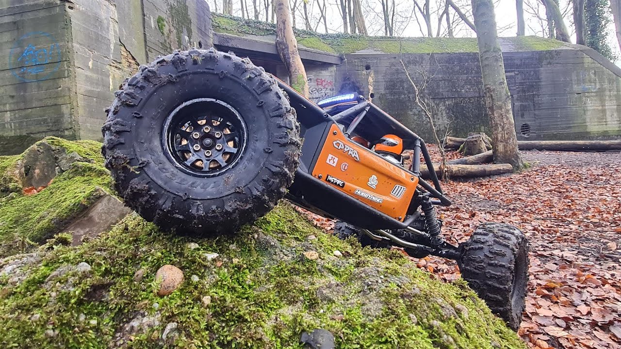 Axial Capra with stretched rear - YouTube