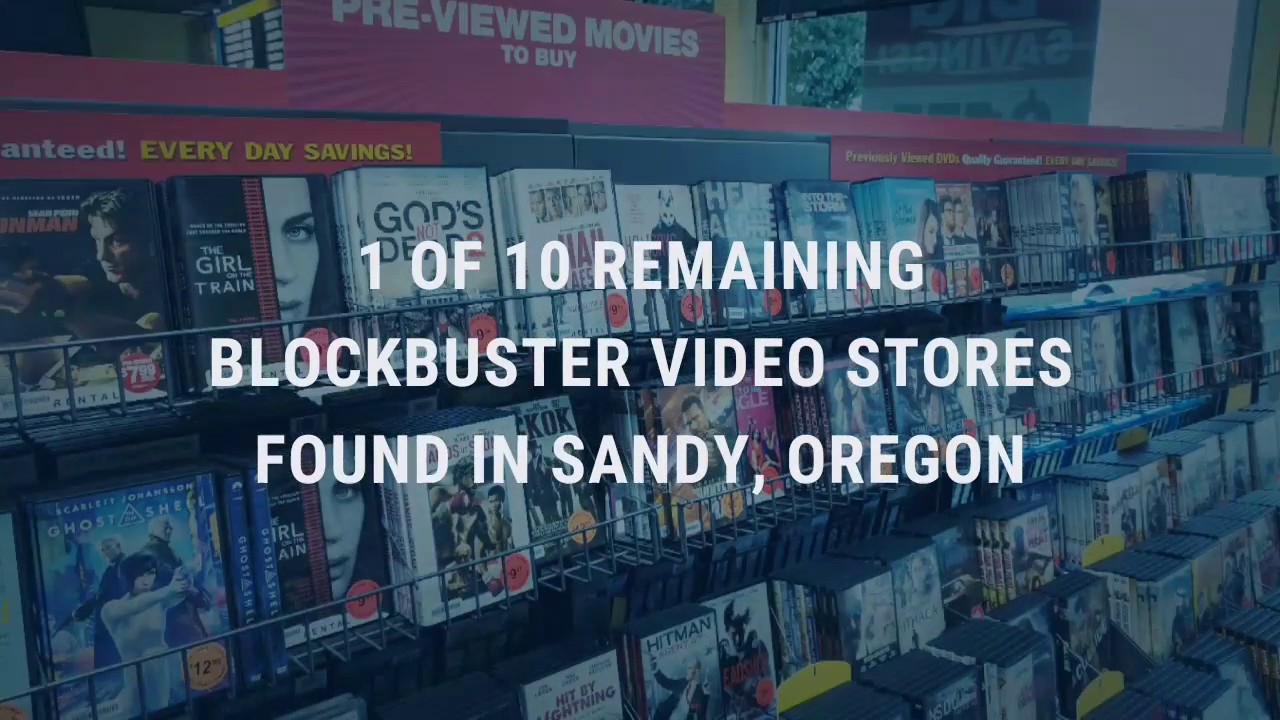 One of the few Remaining Blockbuster Video Stores - YouTube
