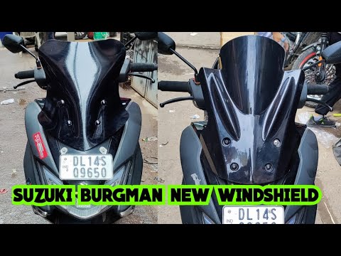 Suzuki Burgman latest windshield | burgman new design visit | burgman ...