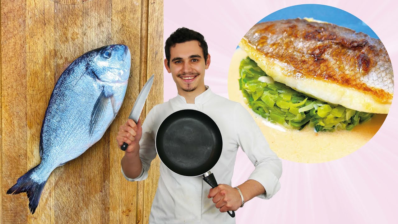 PREPARER UN POISSON ROND - YouTube