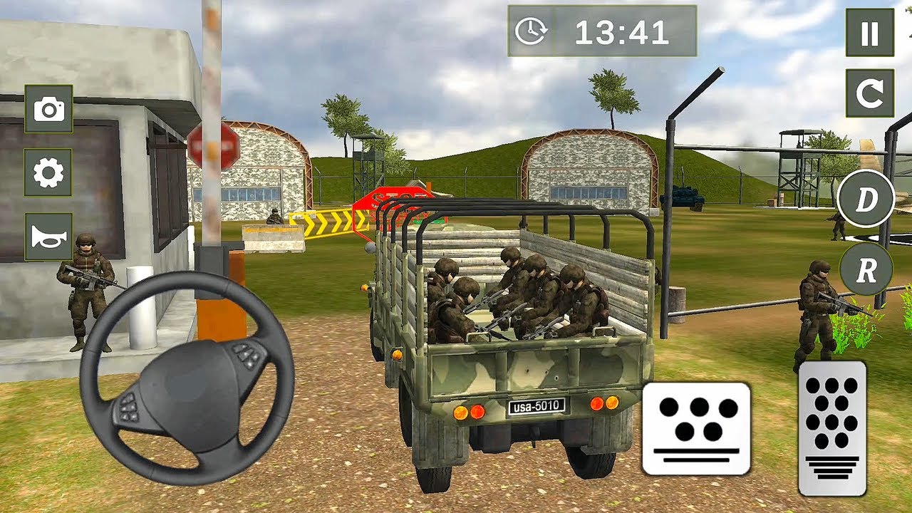 Army Transport Truck Driving Simulation - YouTube