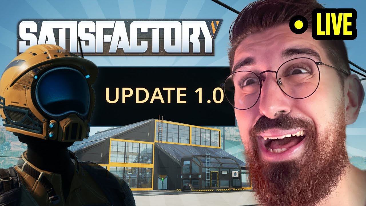 SATISFACTORY UPDATE 1.0 - LIVE MARATONA!!! PT.2 - YouTube