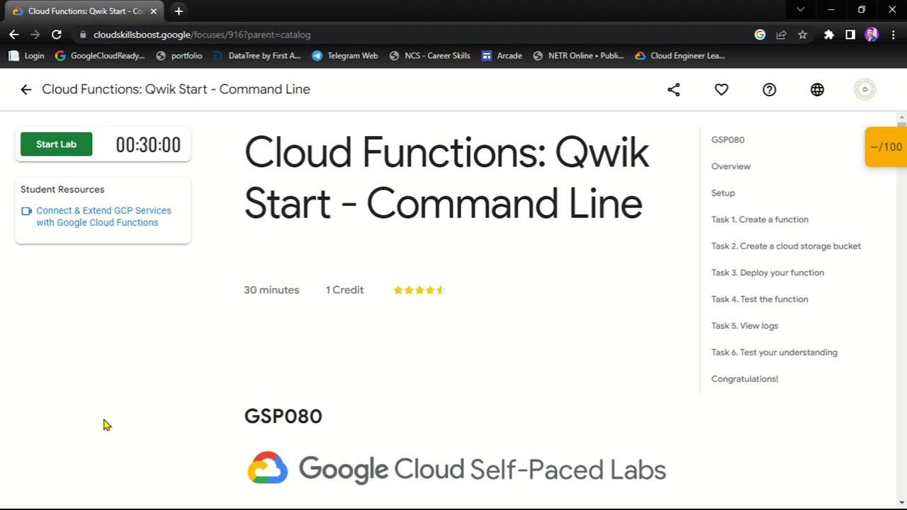 Cloud Functions Qwik Start Command Line || GSP080 || Solution - YouTube