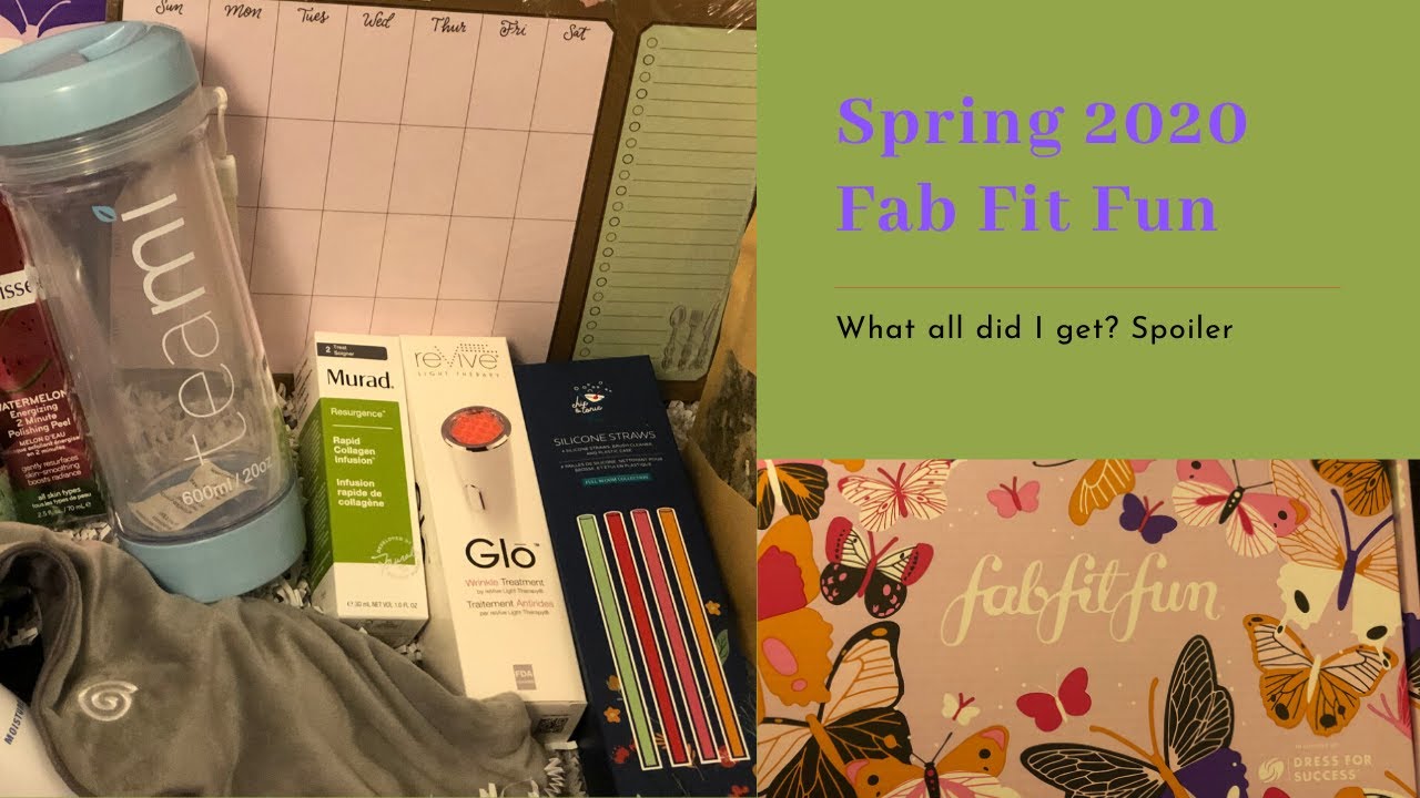Spring 2020 | Fab Fit Fun unboxing | Spoilers what did I get? - YouTube