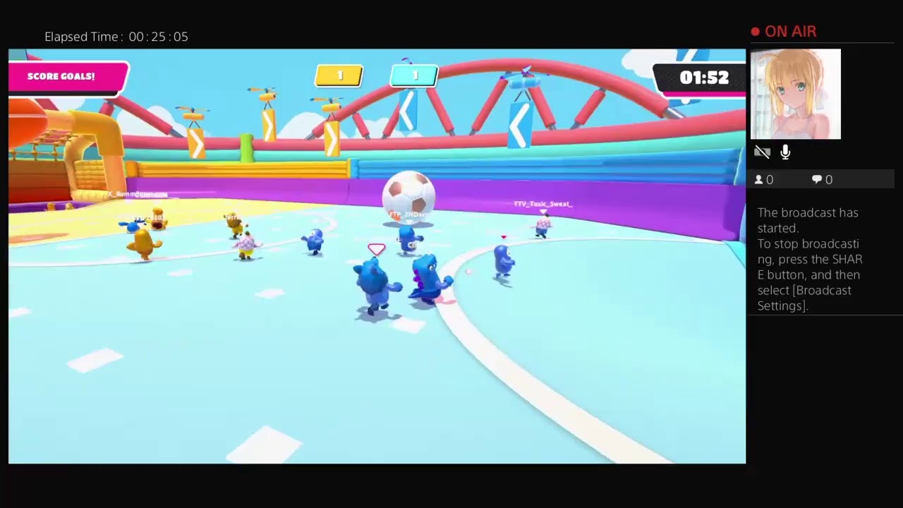 Streaming Fall guys - YouTube