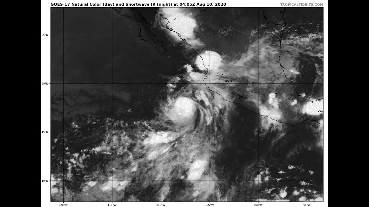 Tropical Storm Elida to become a hurricane tomorrow morning - August 09 ...