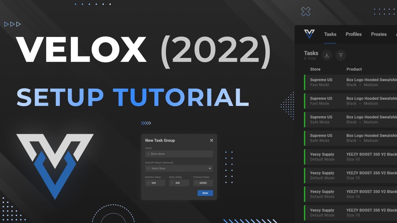 Velox Setup Tutorial 2022 - YouTube