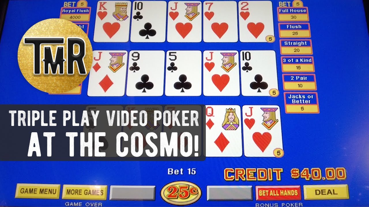 Free Triple Play Video Poker