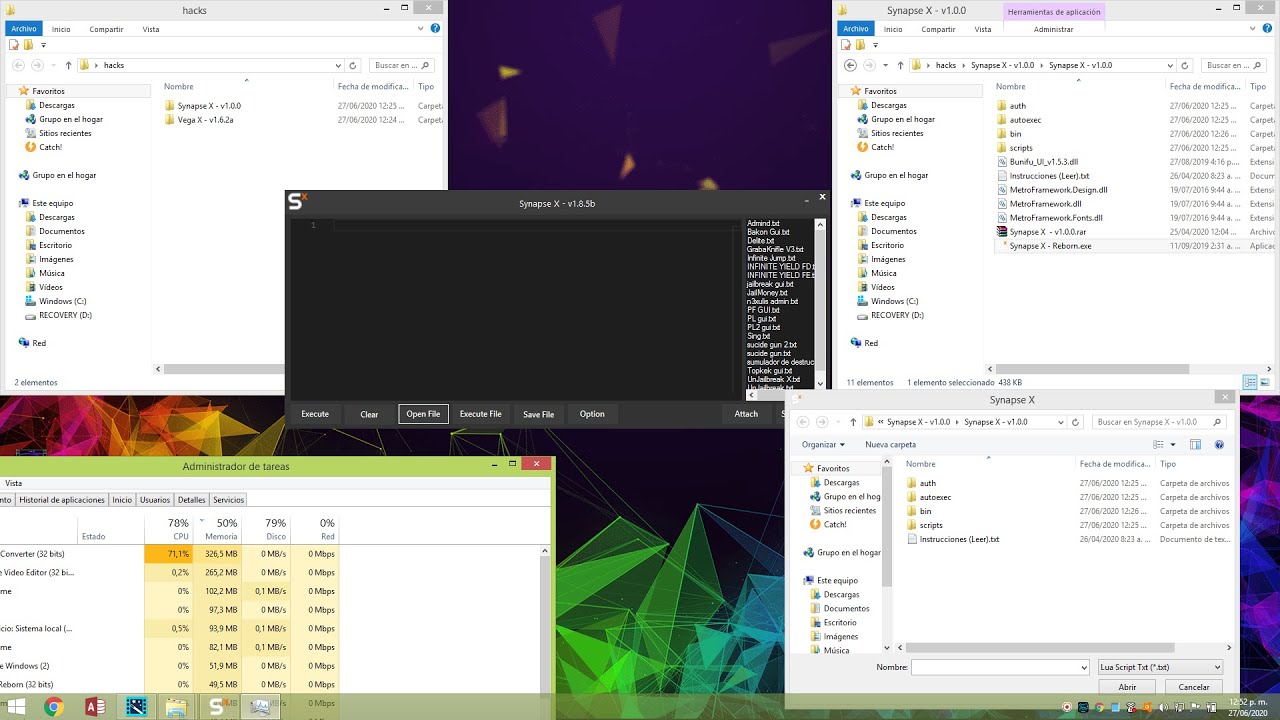 SYNAPSE X + Vega x GRATIS/FREE Especial 45 Subs Exploit/Ejecutador de ...
