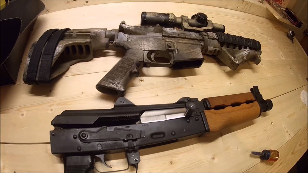 Zastava m92 pap legal SBR style. - YouTube