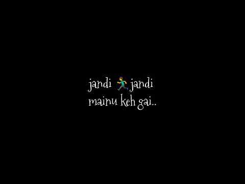 Jinni bitti changi bitti 💕 touching song black background. Whatsapp status