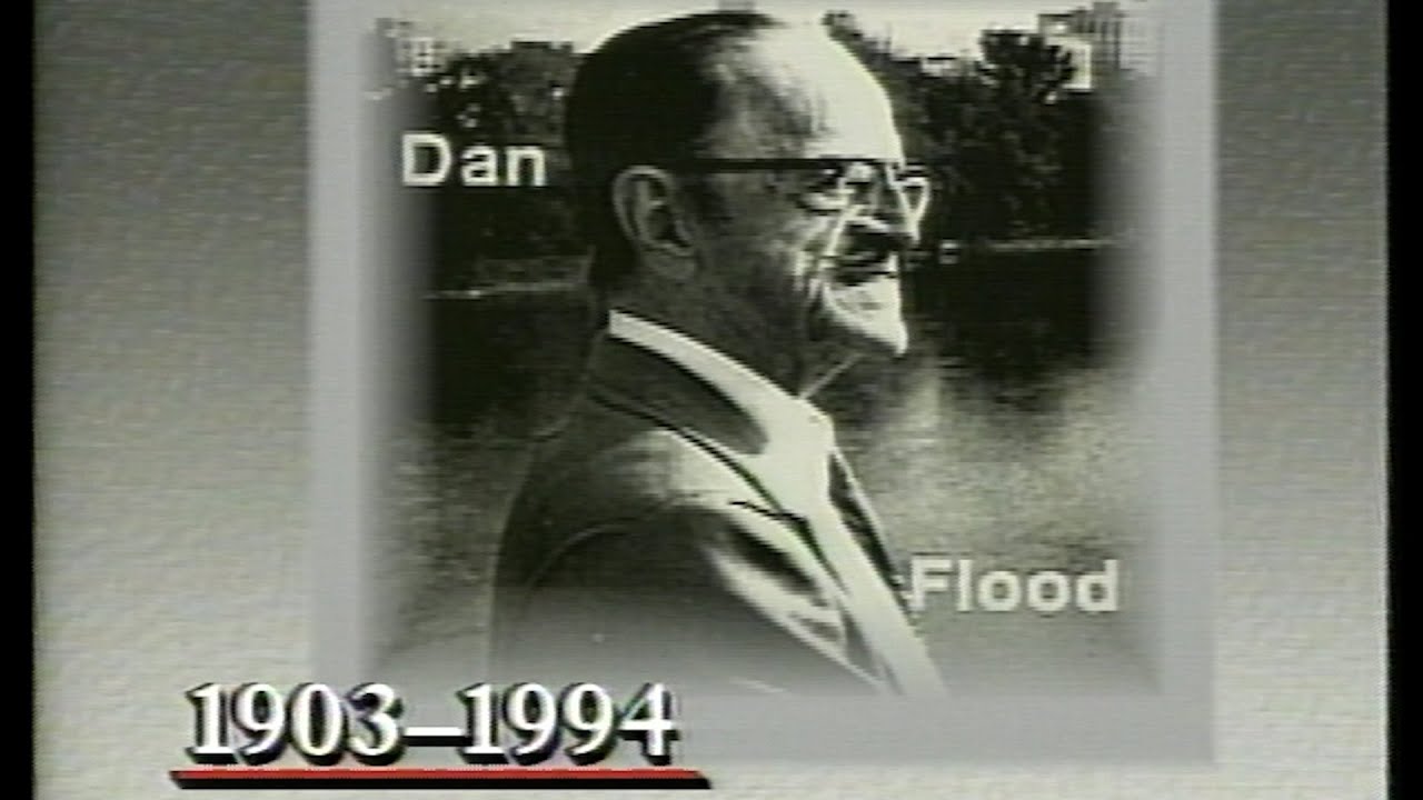 Congressman DAN FLOOD Funeral 5-30-1994 Wilkes Barre, PA + NewsClips ...