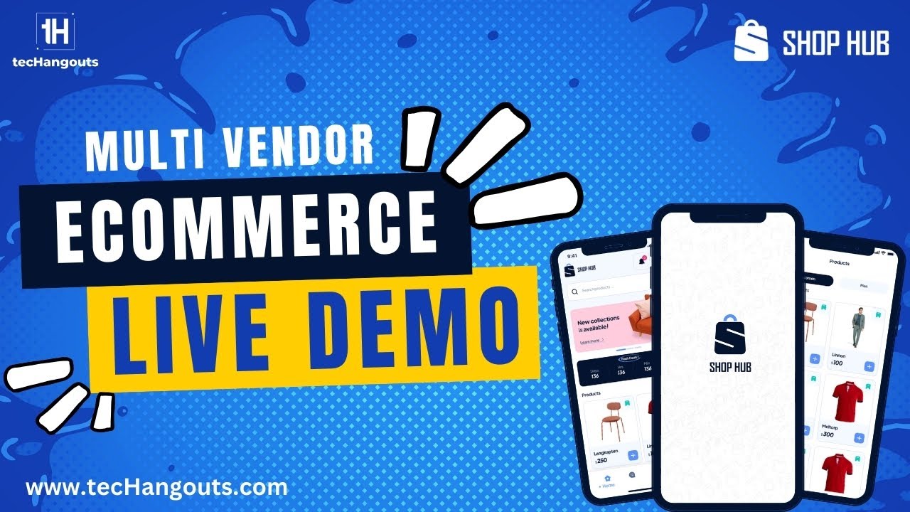 Multi Vendor Ecommerce App Live Demo | ShopHub | Vendor APP | Source ...