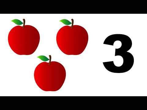 Counting Apples to 3 - YouTube