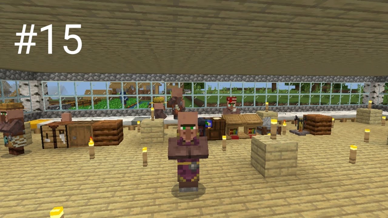 Cute villager - Survival minecraft episode 15 - YouTube