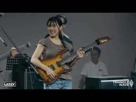 Stratus, The Pump - Laney L3, Lisa-X, Alex Hutchings and Jack Thammarat with Rasta on drums
