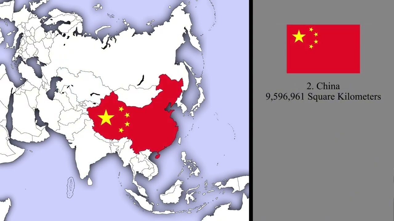 ASIAN COUNTRY SIZE COMPARISON 2025 - YouTube