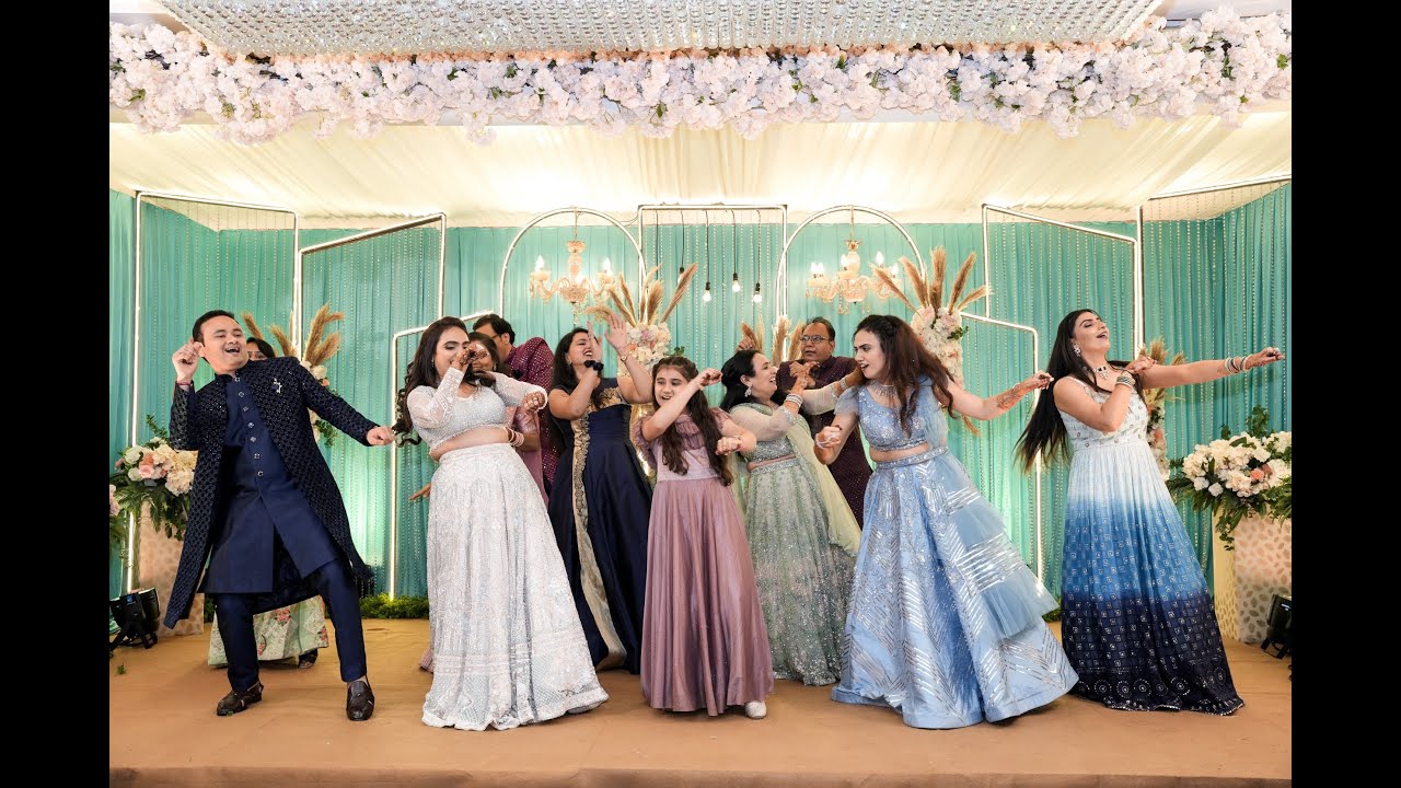 Family Medley Sangeet Dance Performance -Mahi ve, Radha, Shava shava ...