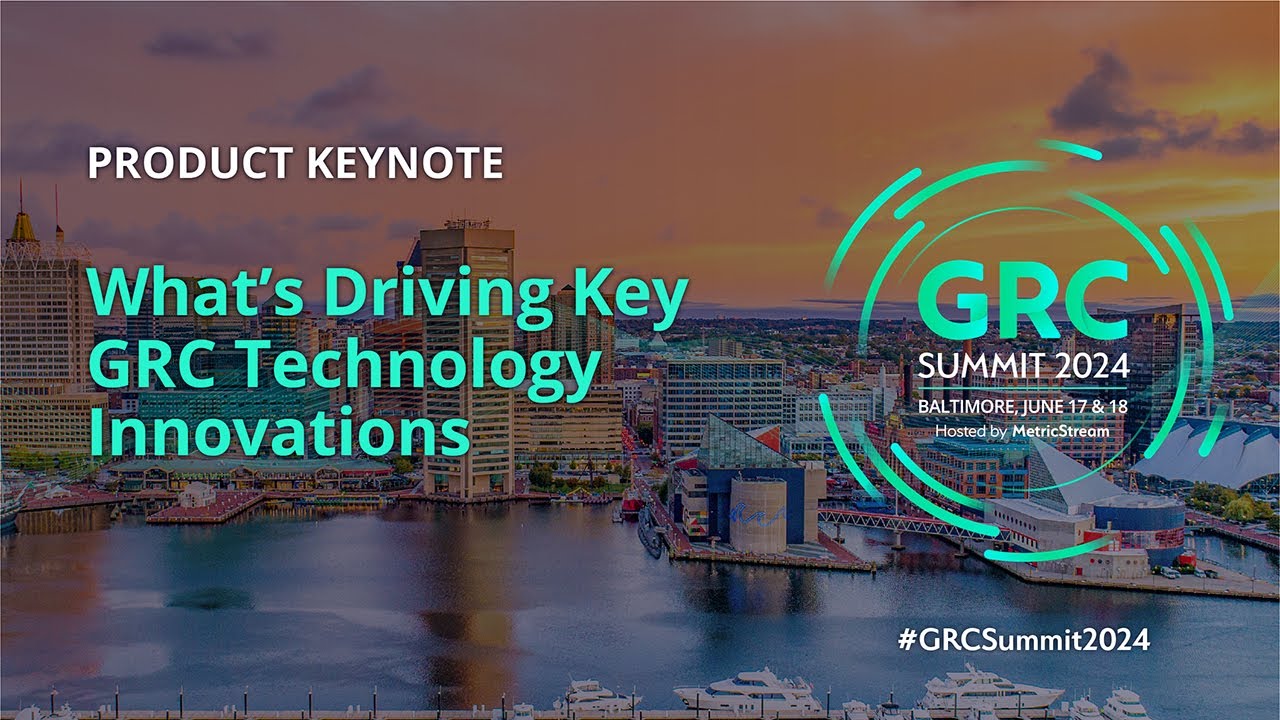 What’s Driving Key GRC Technology Innovations (GRC Summit 2024) - YouTube