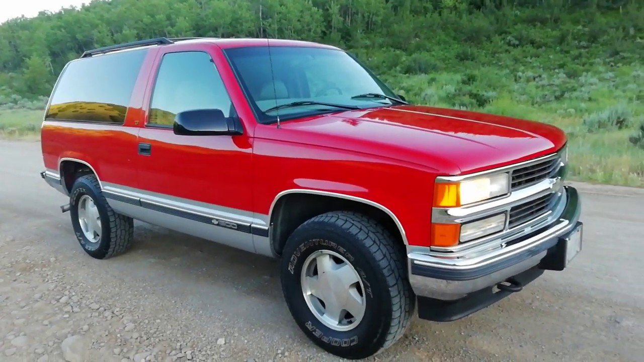 1997 Chevrolet Tahoe 2 Door 4wd Exterior Walkaround YouTube