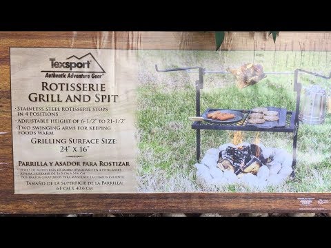 TEXSPORT ROTISSERIE GRILL AND SPIT/AFFORDABLE ROTISSERIE/TEXSPORT ...