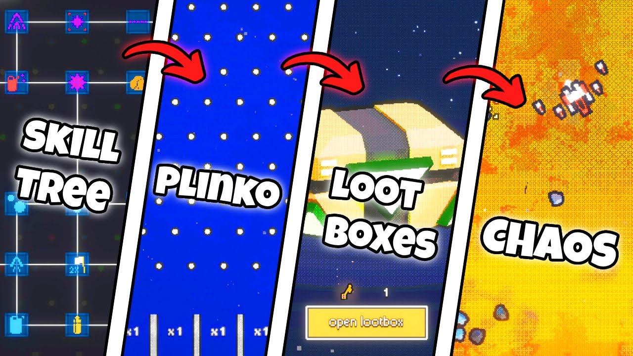 skill tree + plinko + loot boxes = chaos - YouTube