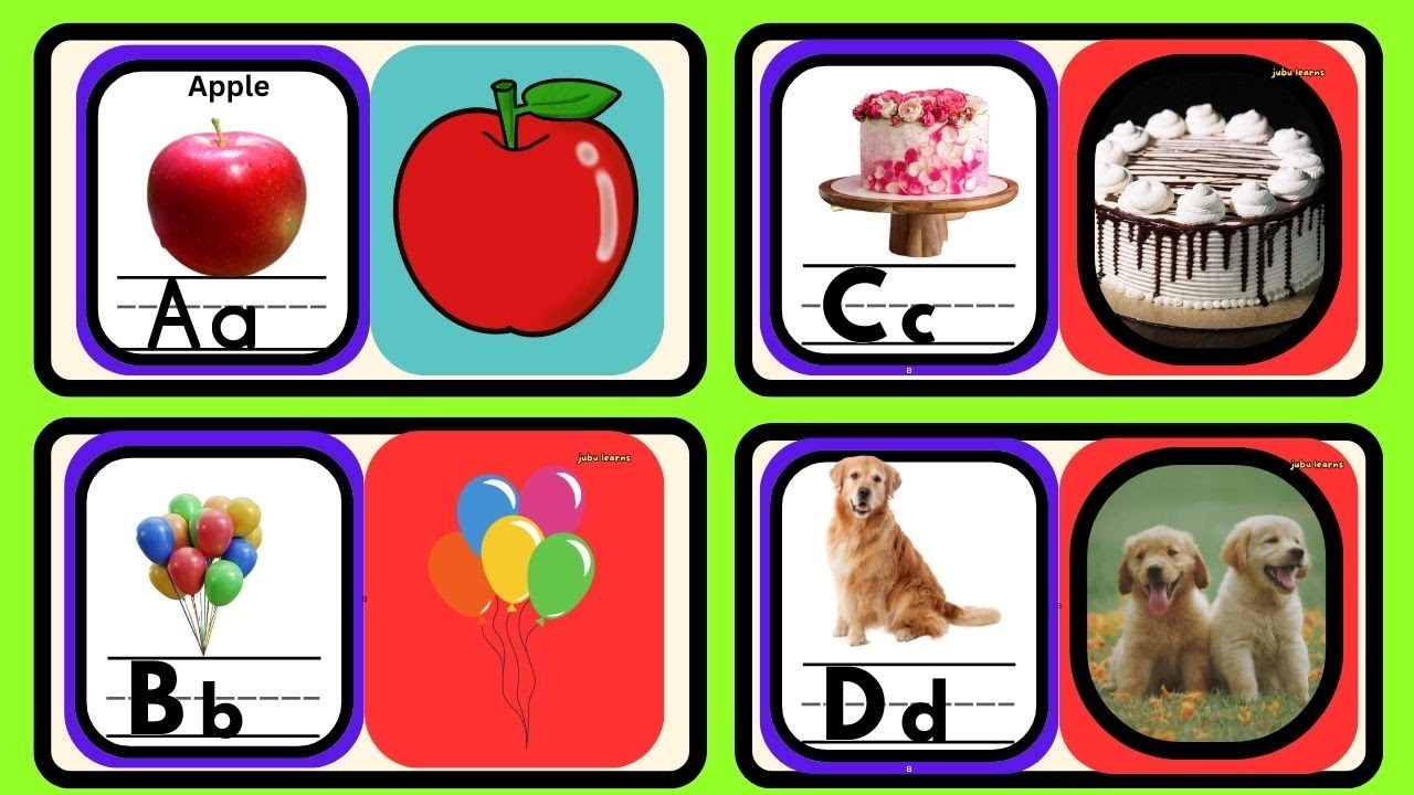 Learn ABCD for kids, ABCD flashcards for kids, kids ABCD, learn ...