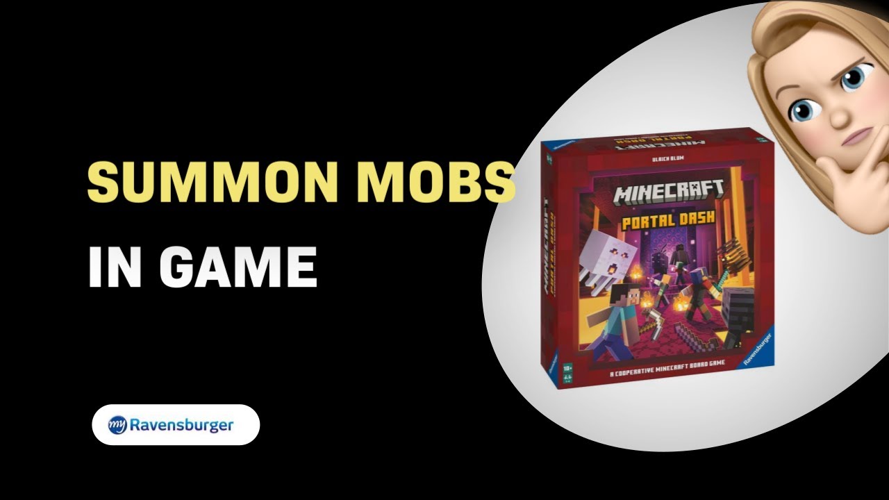 How to Summon Mobs in Ravensburger Minecraft Portal Dash - YouTube