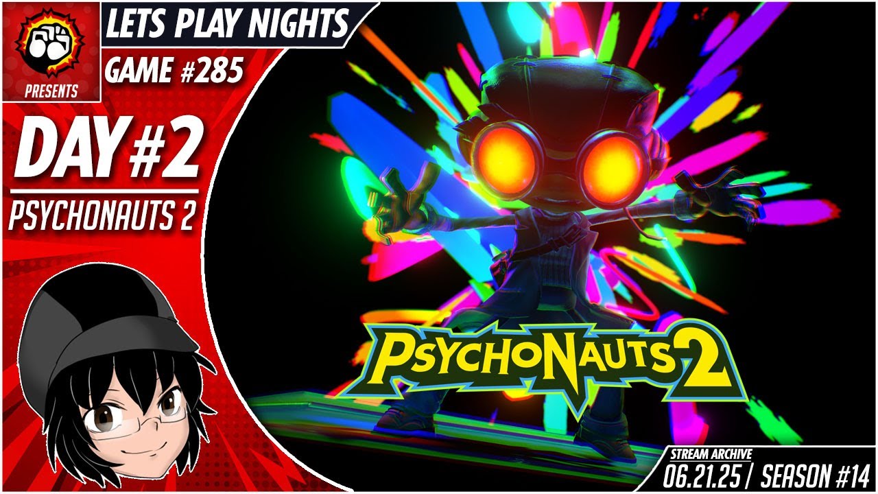Lets Play Nights: Psychonauts 2 (PC) - Day 2 (Game #285) - YouTube