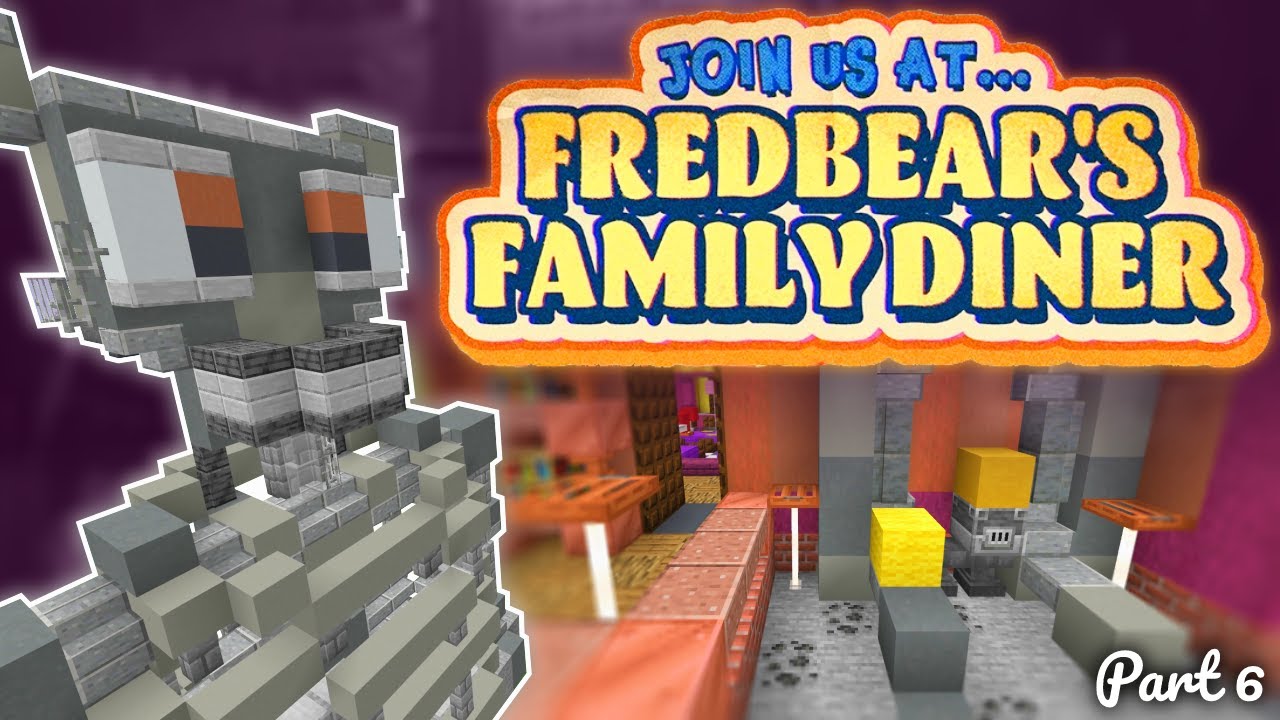 How To Build Fredbear's Family Diner In Minecraft! | PART 6 - YouTube
