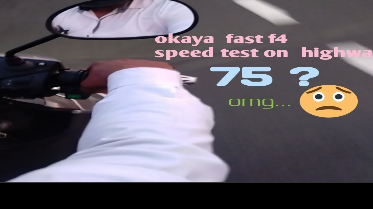 okaya fast f4 latest model [3gear] speed test on 8 line!!! - YouTube