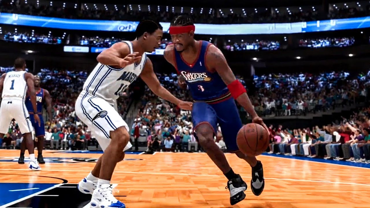 NBA 2K - Allen Iverson Highlights (51 PTS & 4 STLS) vs. Tracy McGrady ...