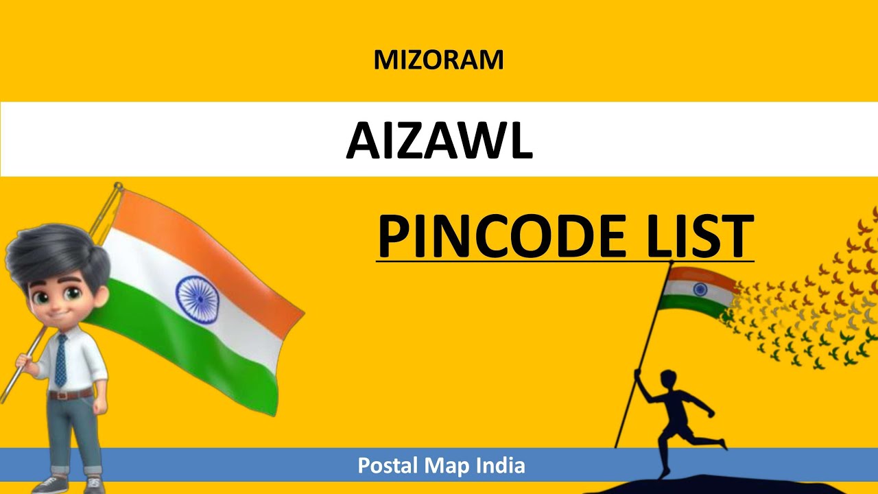 Aizawl District Pincode List || MIZORAM Zip Codes - YouTube